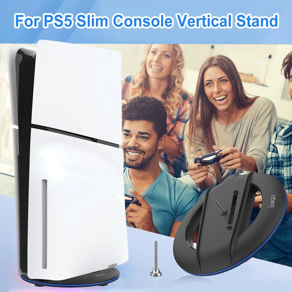 Vertical Stand For PS5 Slim Game Console Base Anti-Slip Holder For Sony ...